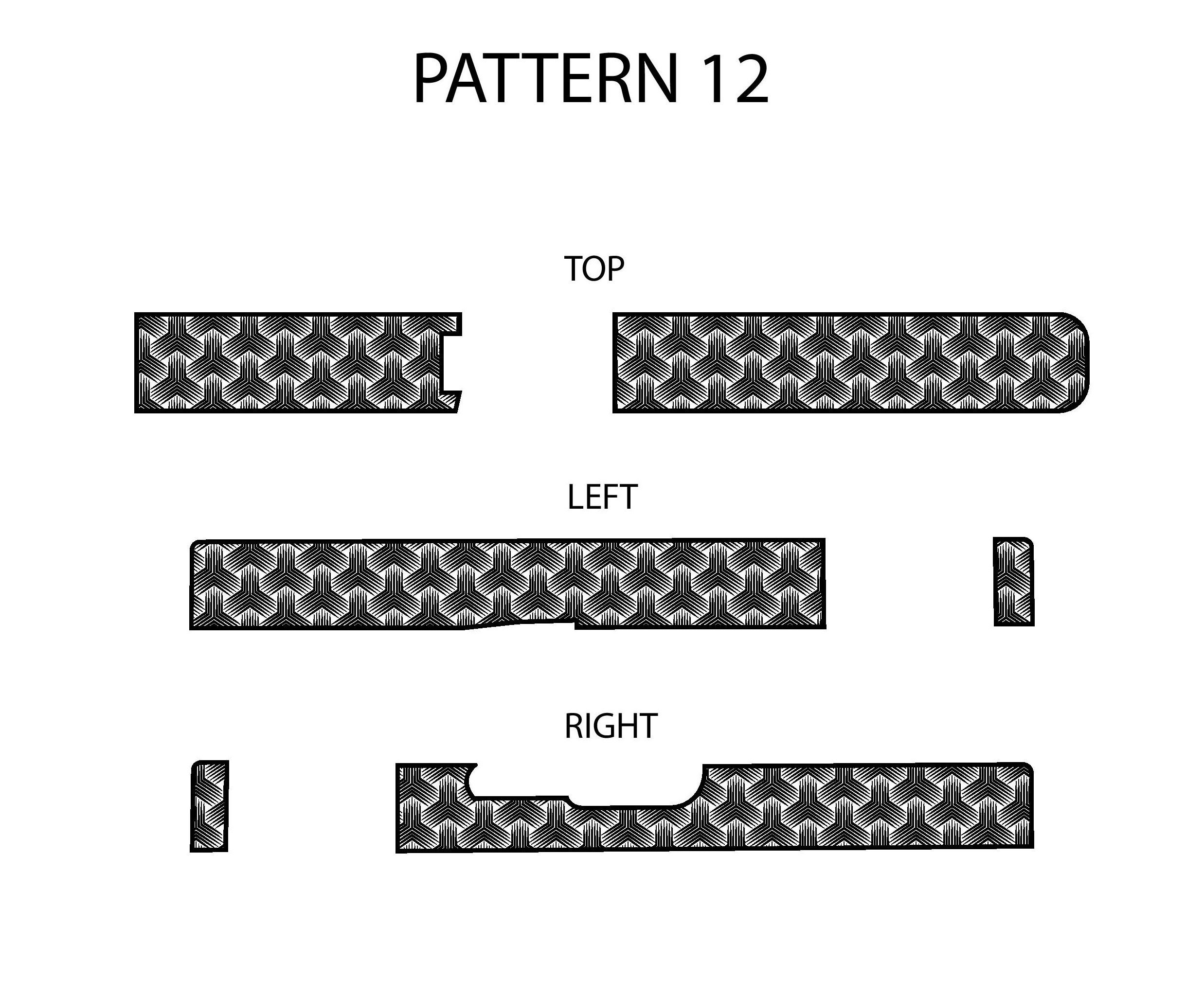 Laser Engraving Template Bundle for Glock 19 Slide 10 Pattern Combo ...