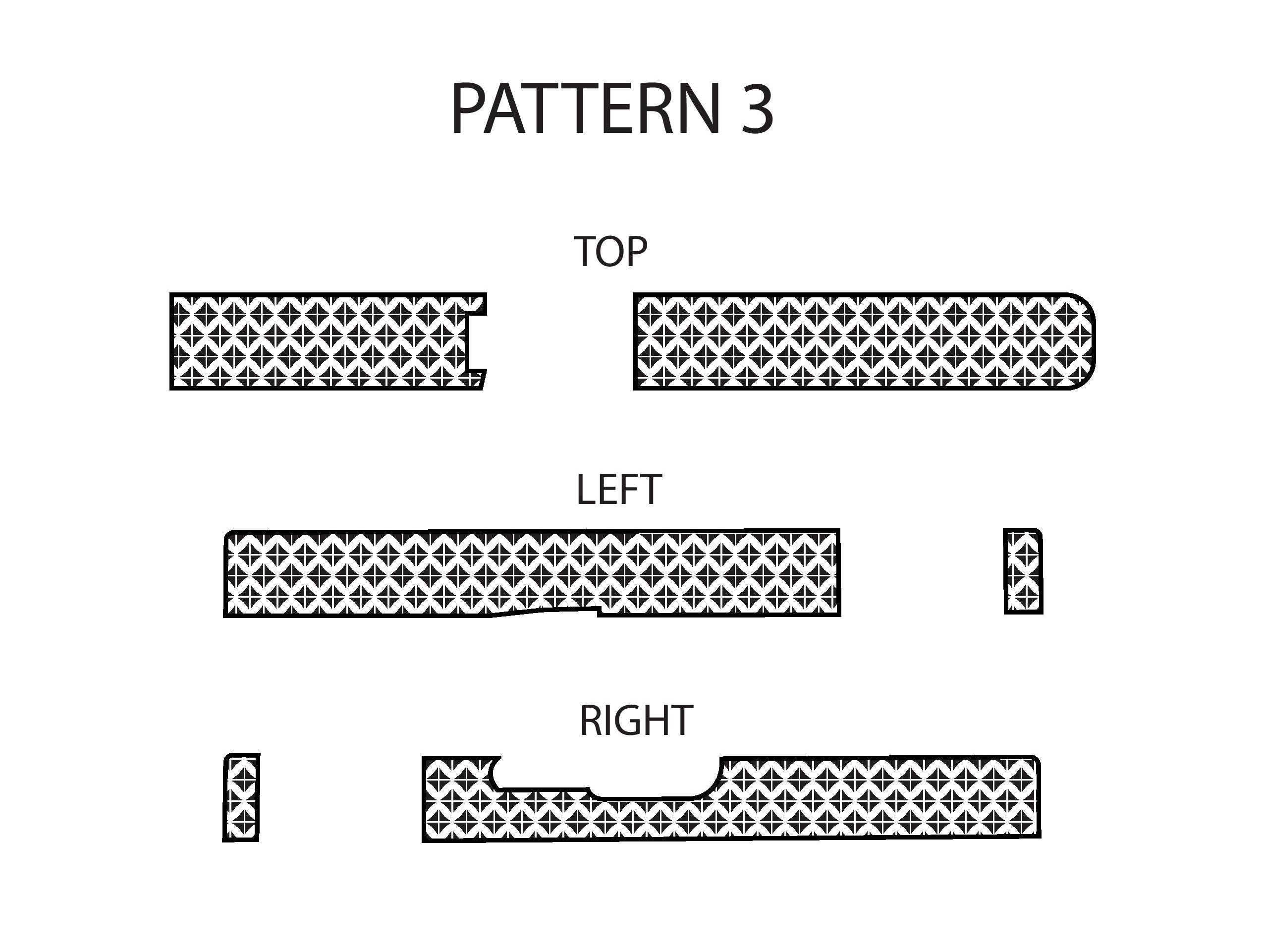 Laser Engraving Template Bundle for Glock 19 Slide- 10 Pattern Combo ...
