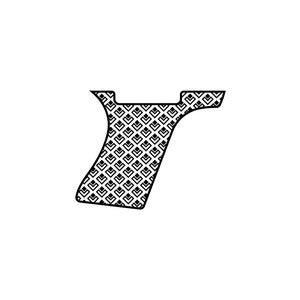Laser Engraving Stippling Template for Glock 26 Frame Pattern 24 Left ...