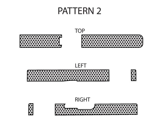 Laser Engraving Template for Glock 19 Slide Pattern 2 Top Left - Etsy ...