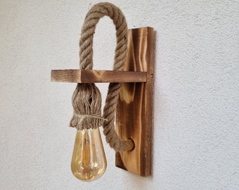 Wood Wall Sconce - Etsy