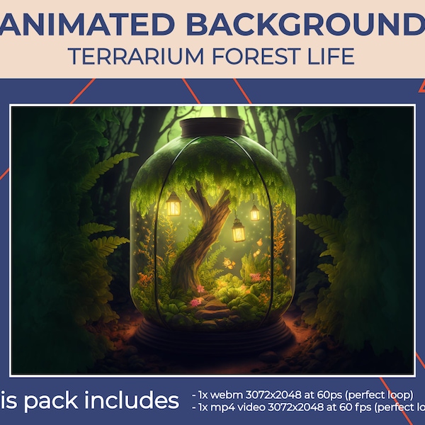 Terrarium Background - Etsy