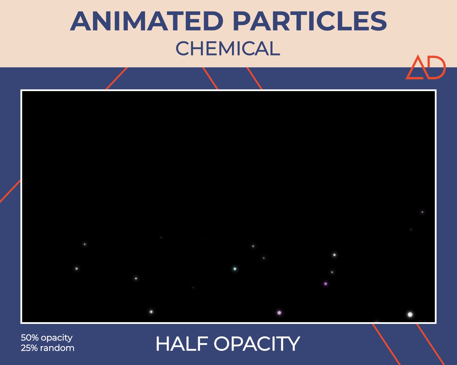 Animated Particles Chemical Gradient Unicorn / Twitch Stream Add-on ...