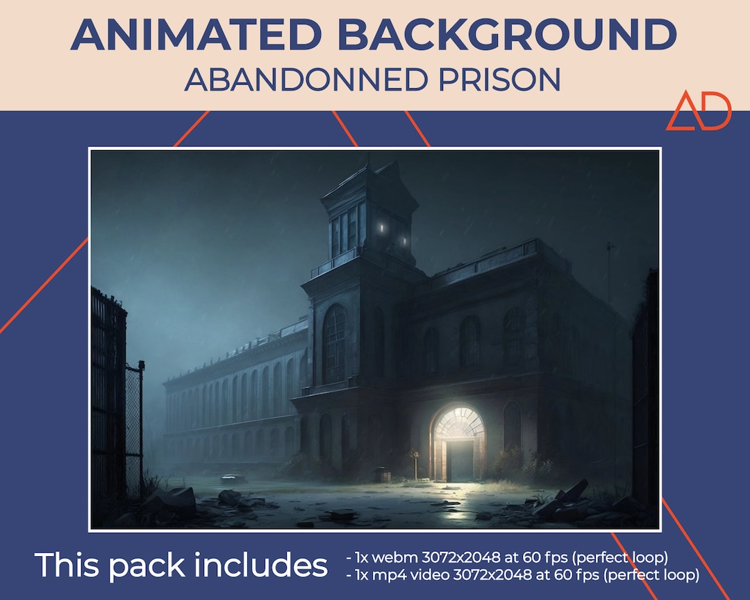Animated Background - Abandonned Prison - Ready for Twitch / Wallpaper ...