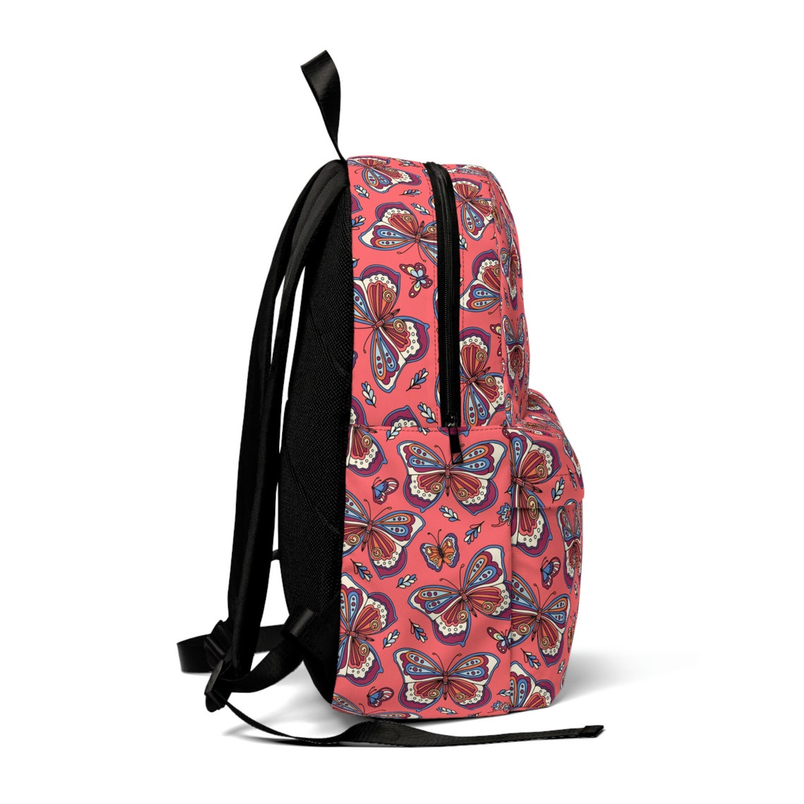 Pink Butterfly Retro Backpack, Gifts for Teens, Back to School Gifts ...