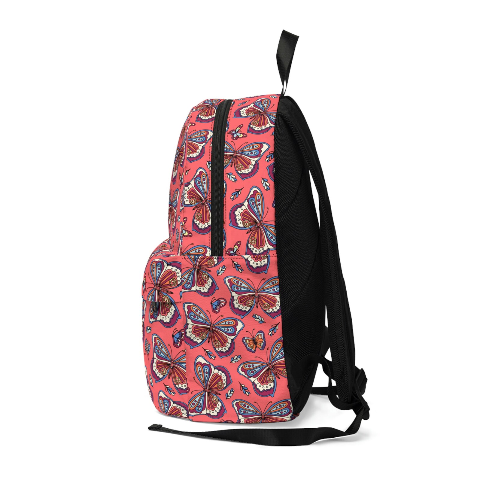 Pink Butterfly Retro Backpack, Gifts for Teens, Back to School Gifts ...