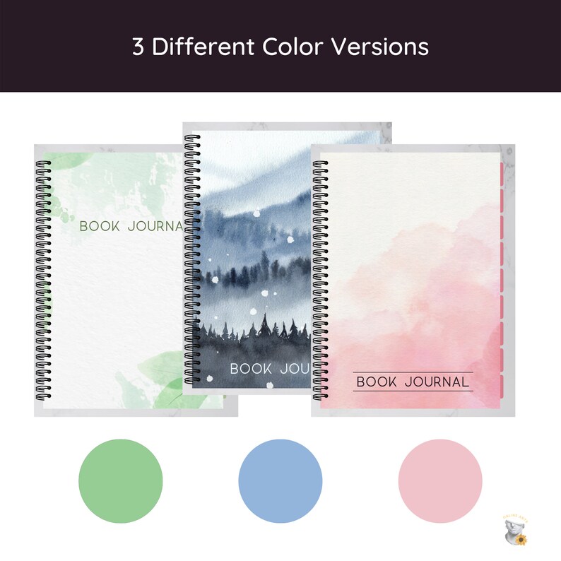 Digital Book Journal, Reading Journal Template, Book Review Planner ...