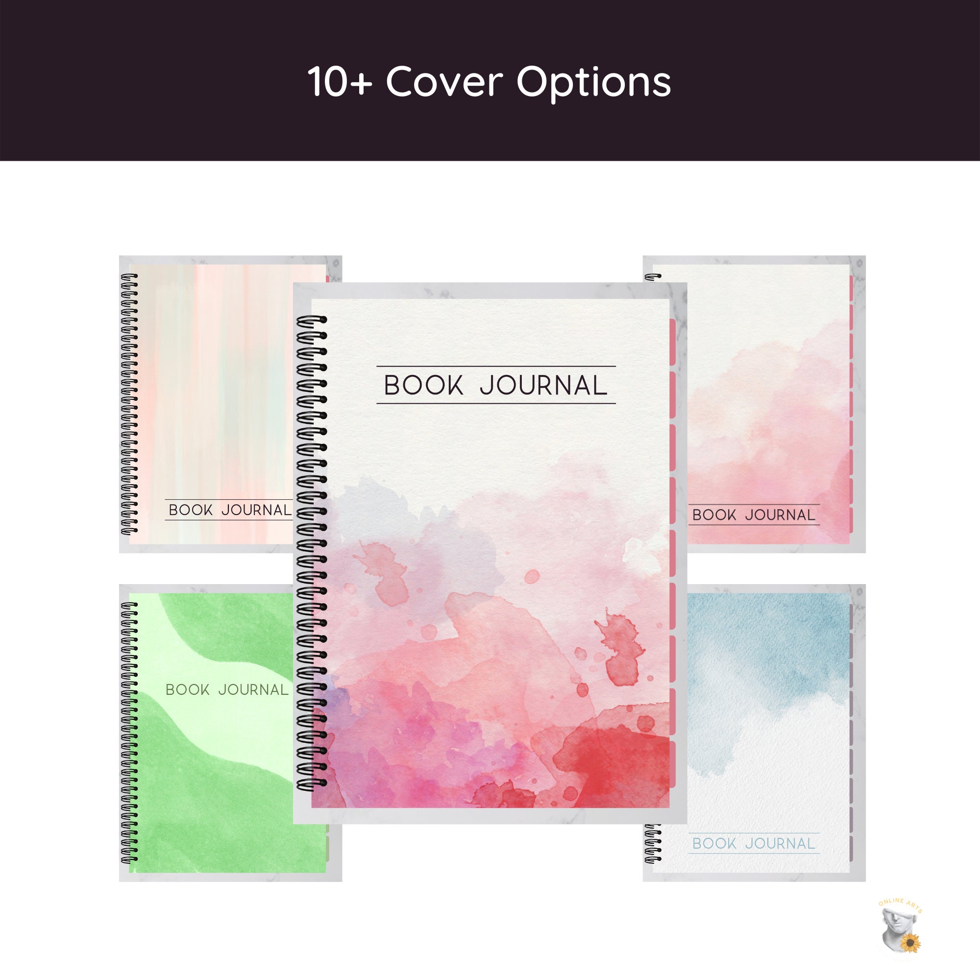 Digital Book Journal, Reading Journal Template, Book Review Planner ...