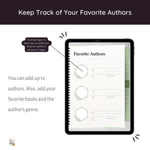 Digital Book Journal, Reading Journal Template, Book Review Planner ...