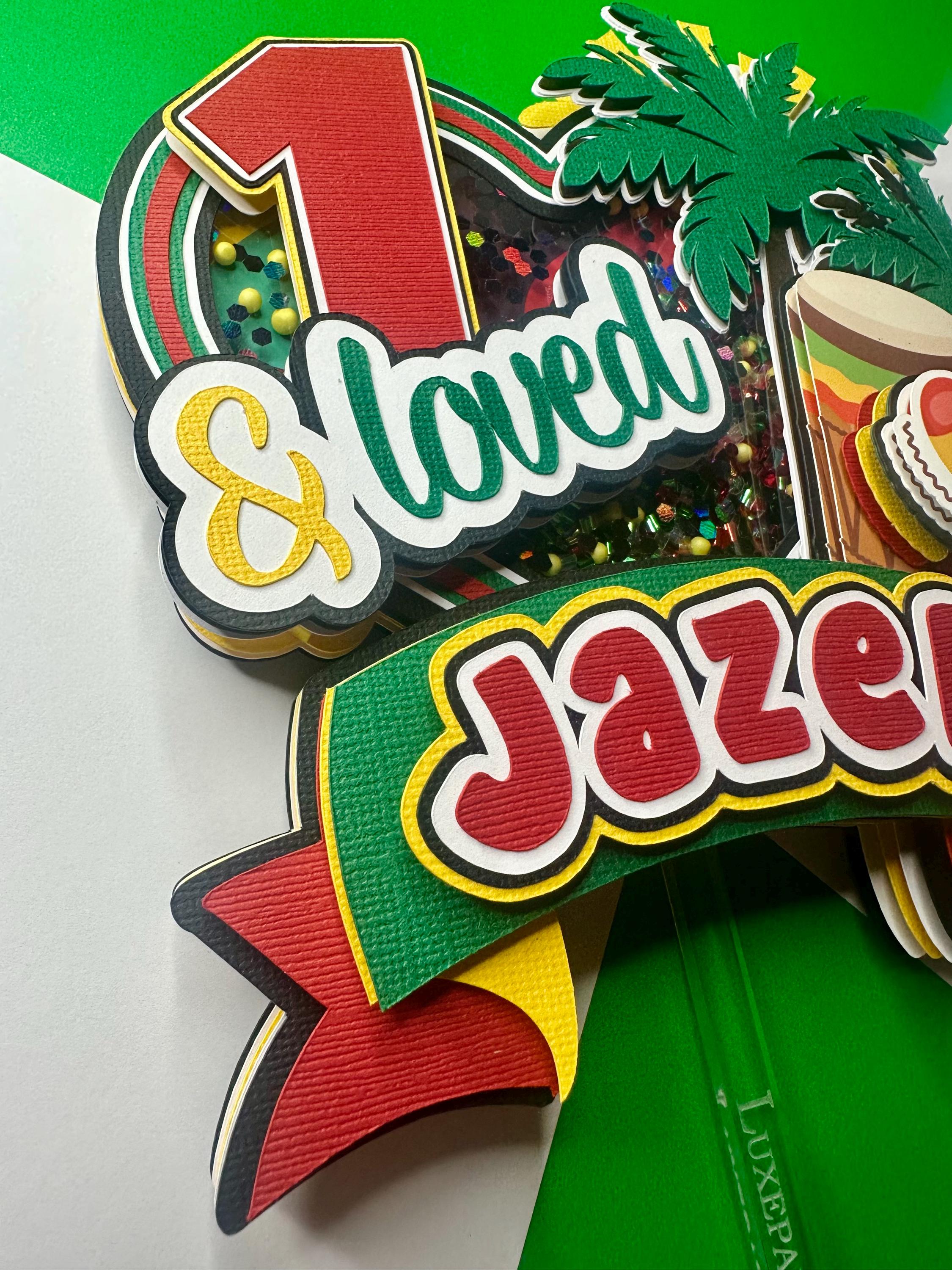 One and Loved Cake Topper One Love Birthday One & Loved Birthday Decor ...