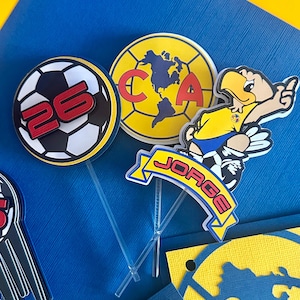 Club America Cake Topper Soccer Cake Topper America Soccer Cake Topper ...