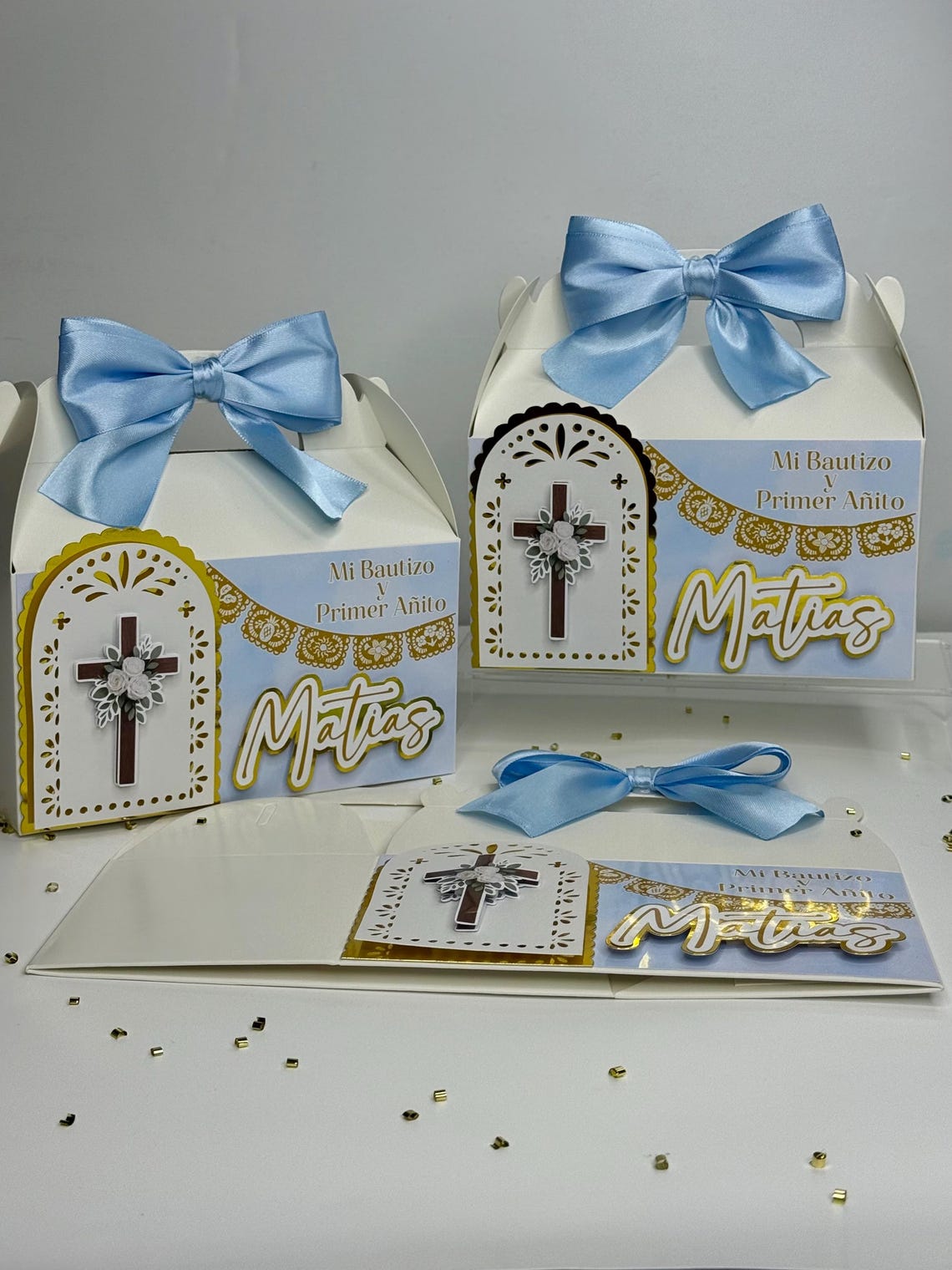 Cielito Lindo Inspired Favor Boxes Bautizo Baptism 1st Birthday Mi ...