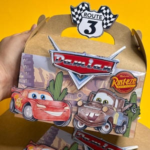 Cars Radiator Springs Favor Boxes Treat Bags Party Decorations ...