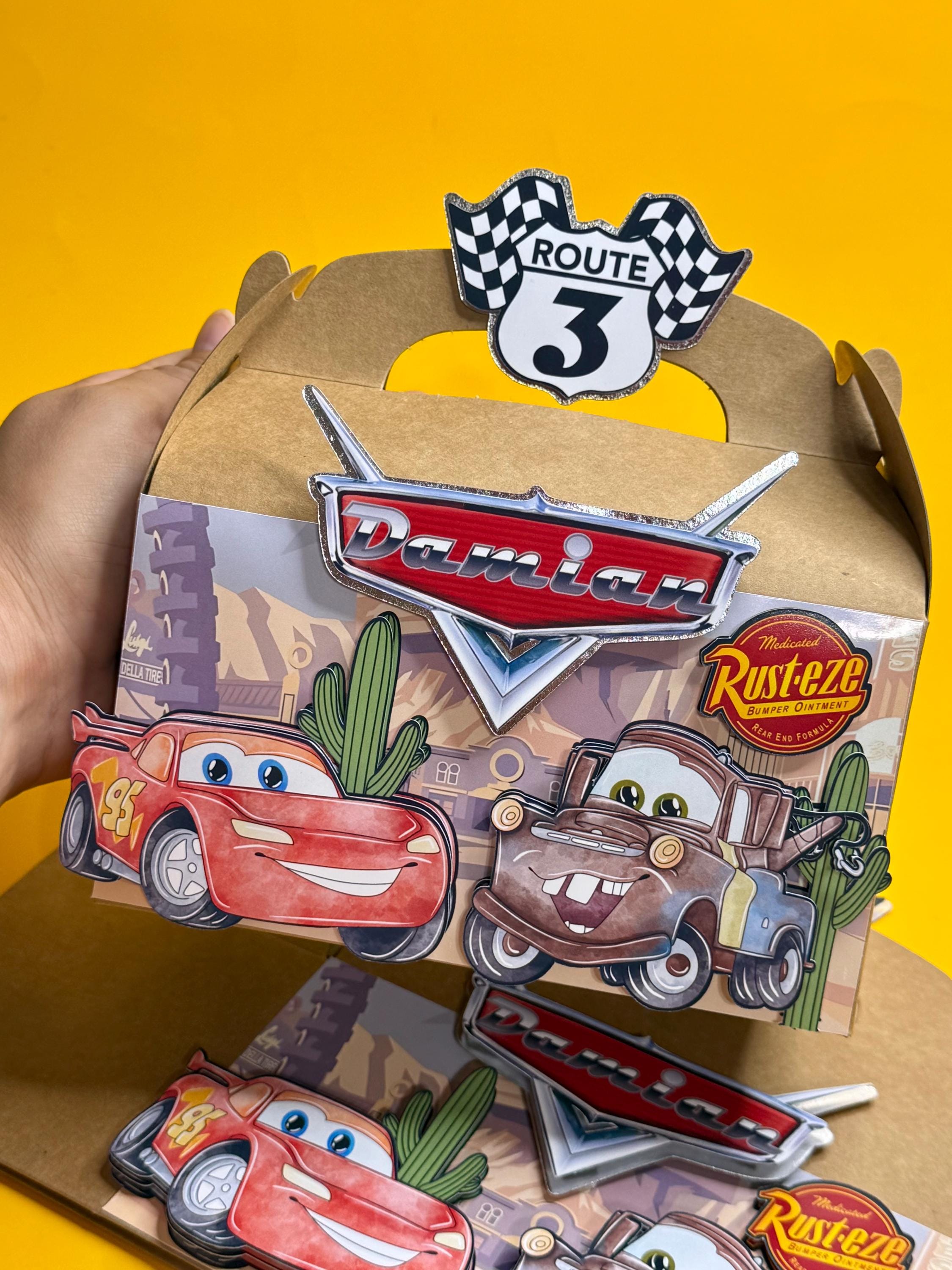 Cars Radiator Springs Favor Boxes Treat Bags Party Decorations ...