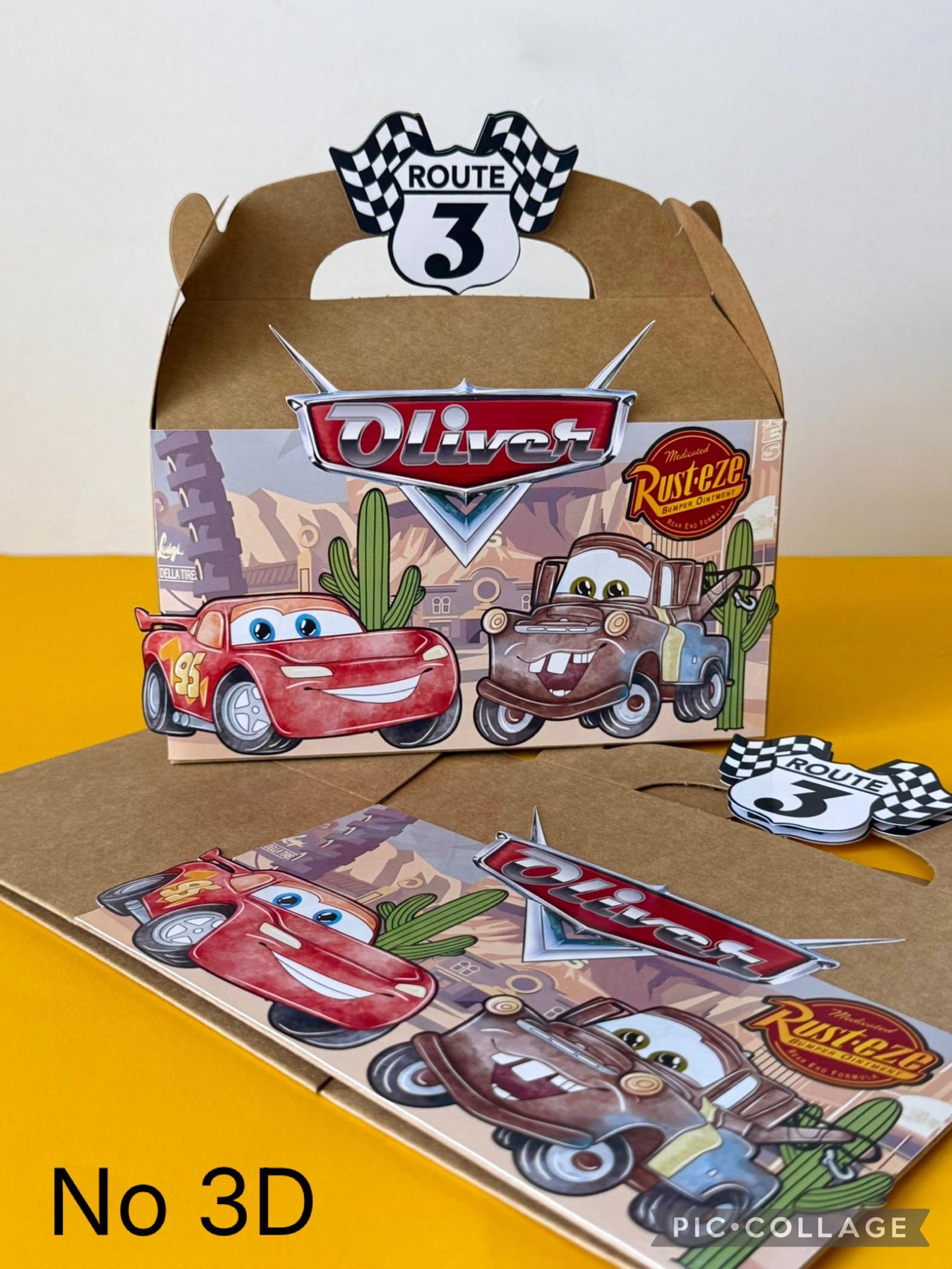 Cars Radiator Springs Favor Boxes Treat Bags Party Decorations ...