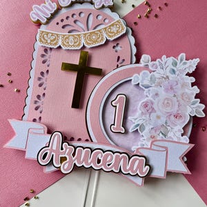 Cielito Lindo Cake Topper First Birthday Baptism Bautizo Cake Topper ...