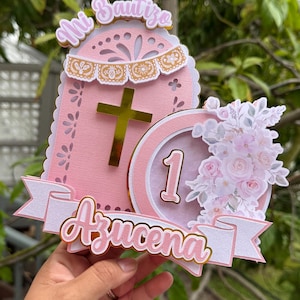 Cielito Lindo Cake Topper First Birthday Baptism Bautizo Cake Topper ...