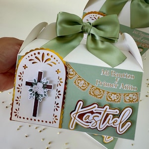 Cielito Lindo Inspired Favor Boxes Bautizo Baptism 1st Birthday Mi ...