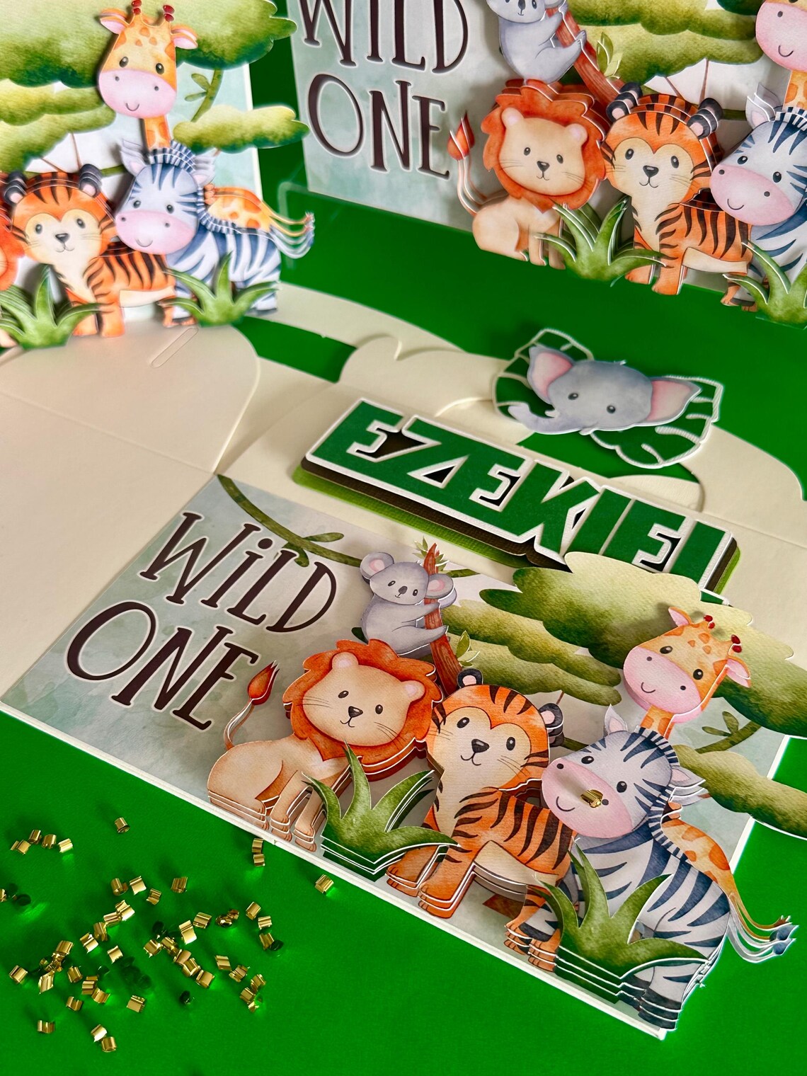 Wild One Favor Boxes Two Wild Born 2 Be Wild Birthday Party Decor ...
