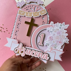 Cielito Lindo Cake Topper First Birthday Baptism Bautizo Cake Topper ...