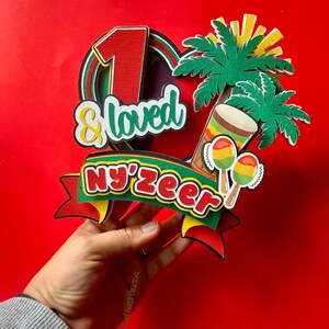 One and Loved Cake Topper One Love Birthday One & Loved Birthday Decor ...