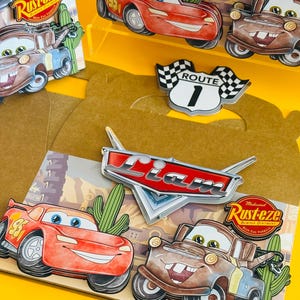 Cars Radiator Springs Favor Boxes Treat Bags Party Decorations ...
