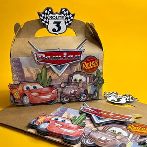 Cars Radiator Springs Favor Boxes Treat Bags Party Decorations ...