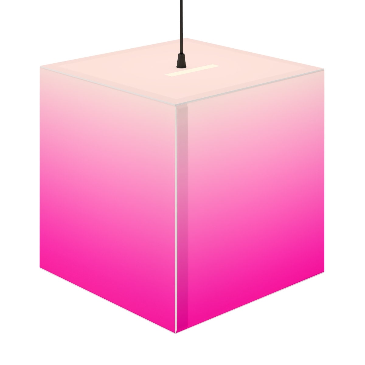 Hot Pink Fade Light Cube Lamp - Etsy