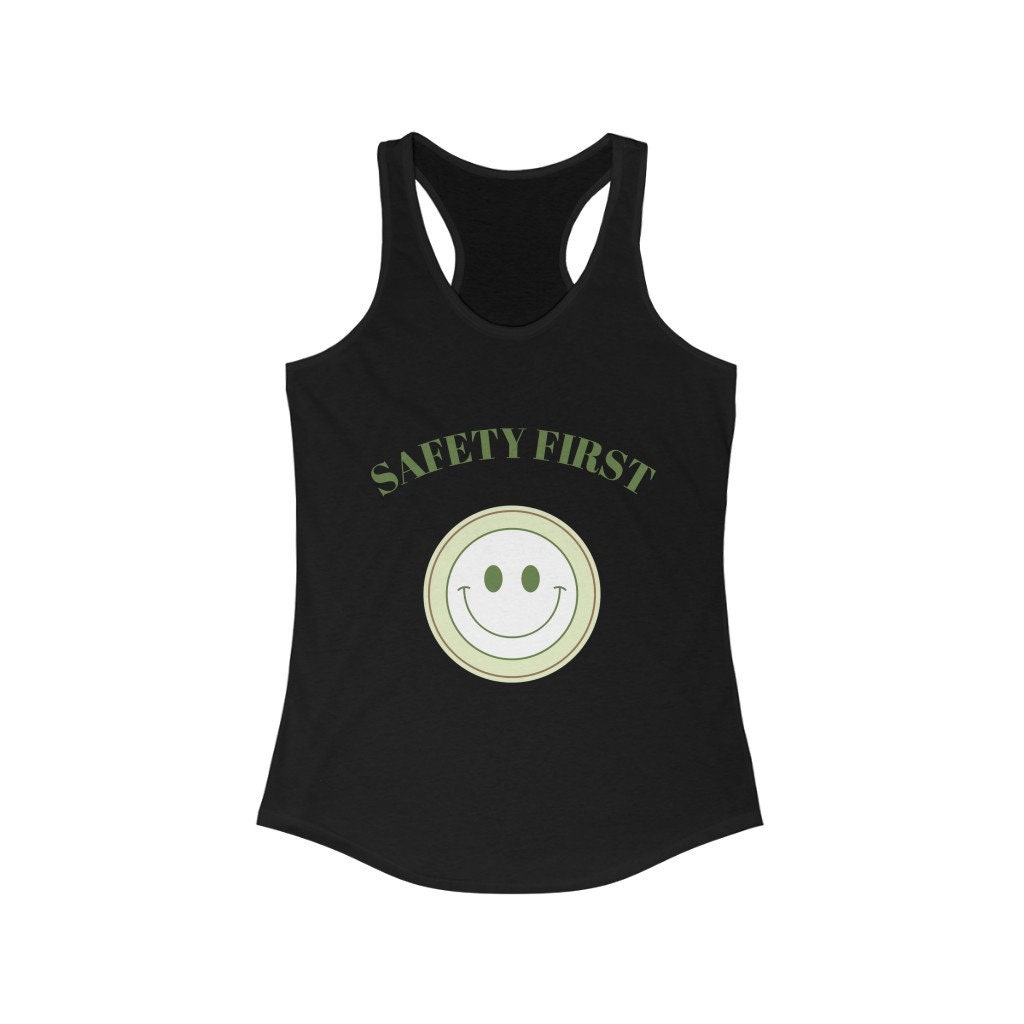 Safety First Women's Racerback Tank - Etsy