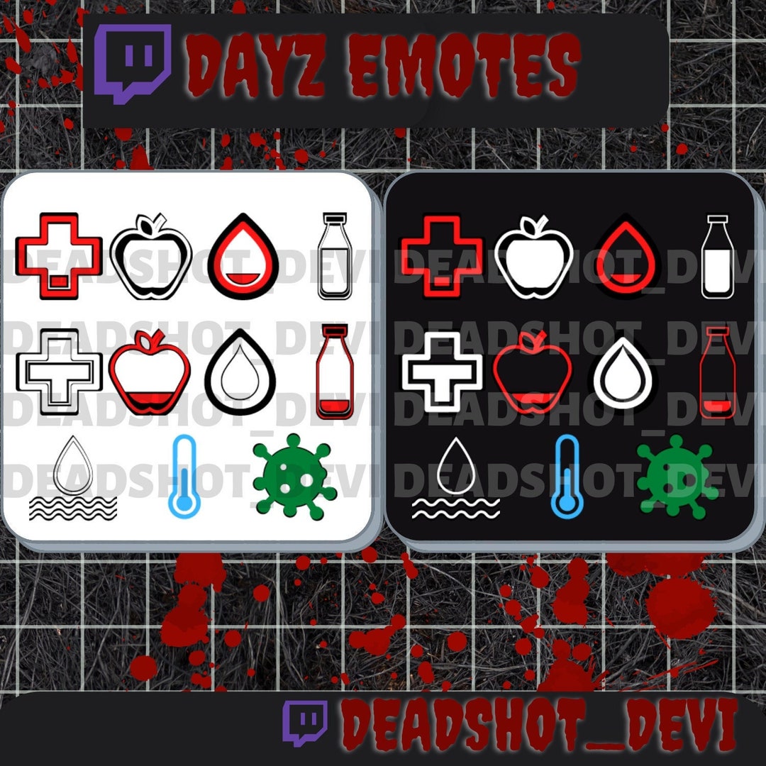 DayZ Twitch Emotes Stream Discord, Twitch Emotes, Stream Emotes, DayZ ...