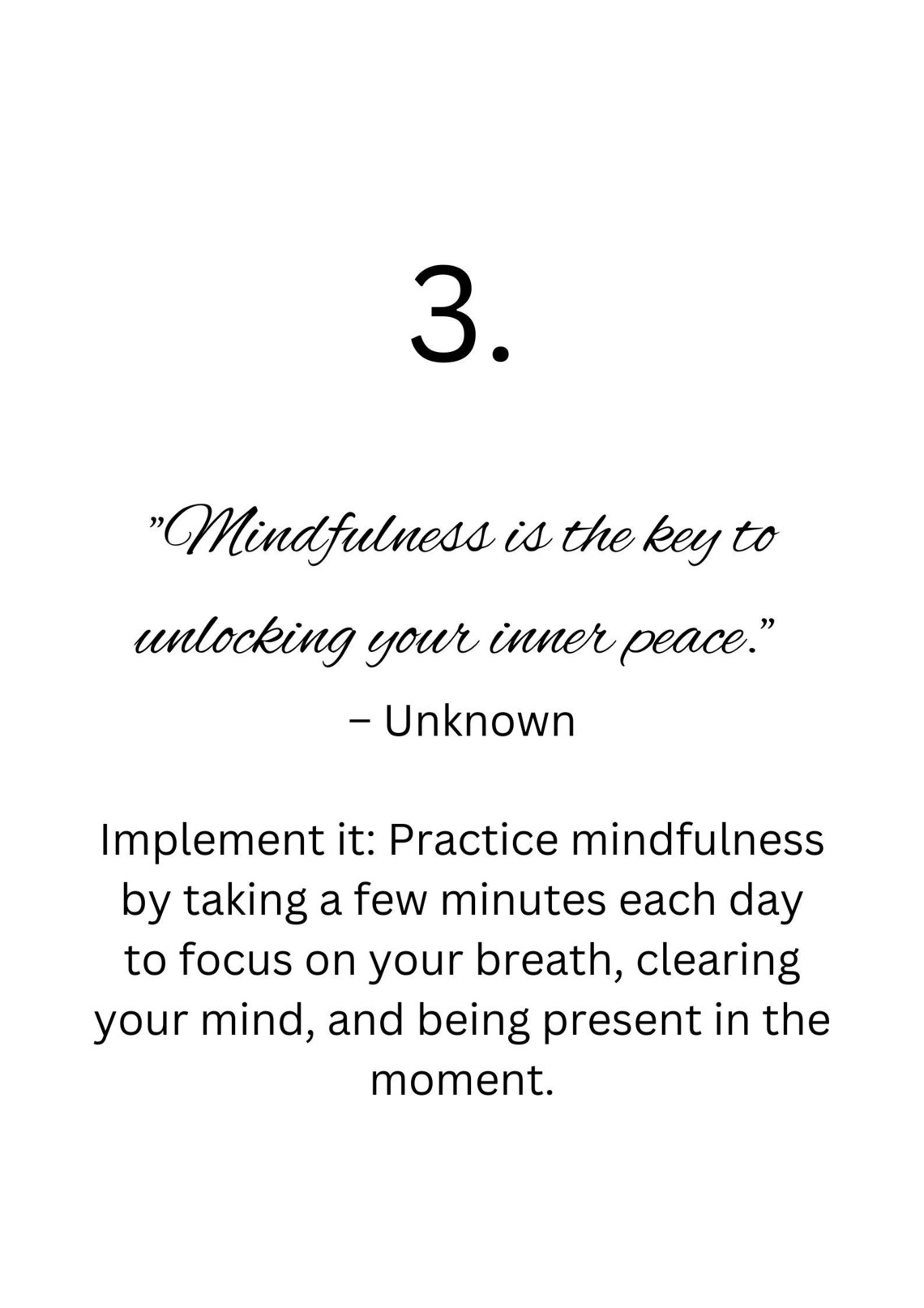50 Mindful Quotes and How to Implement Them - Digital Downloads ...