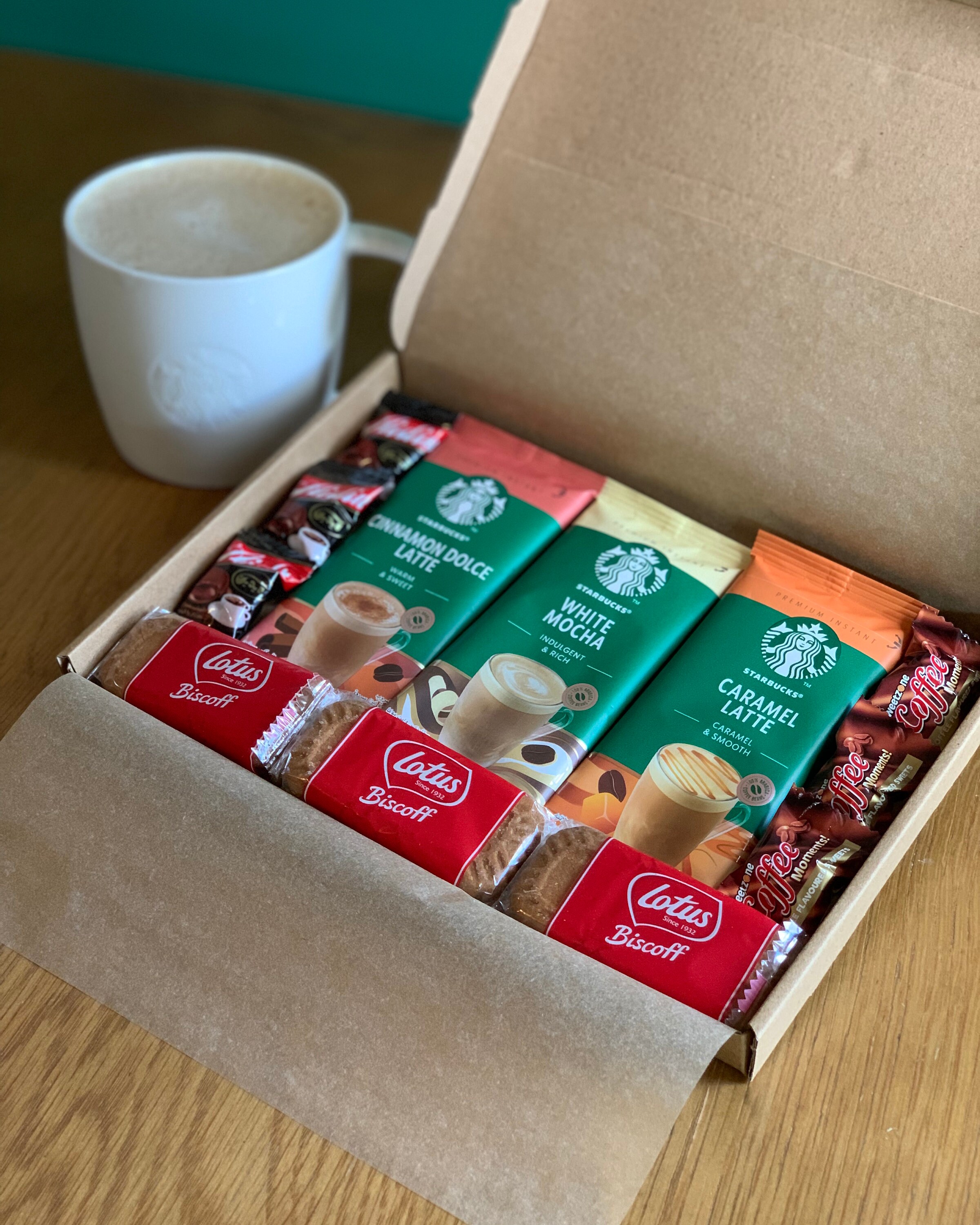 Starbucks Latte Lovers Hamper Treat Box Coffee Sweets & - Etsy UK