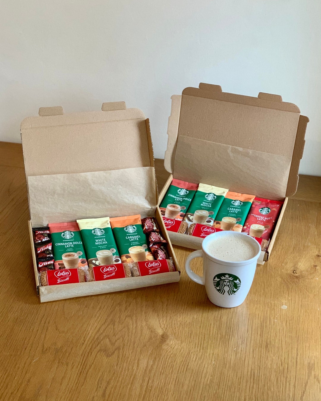 Starbucks Latte Lovers Hamper, Treat Box, Coffee Sweets & Biscuits ...