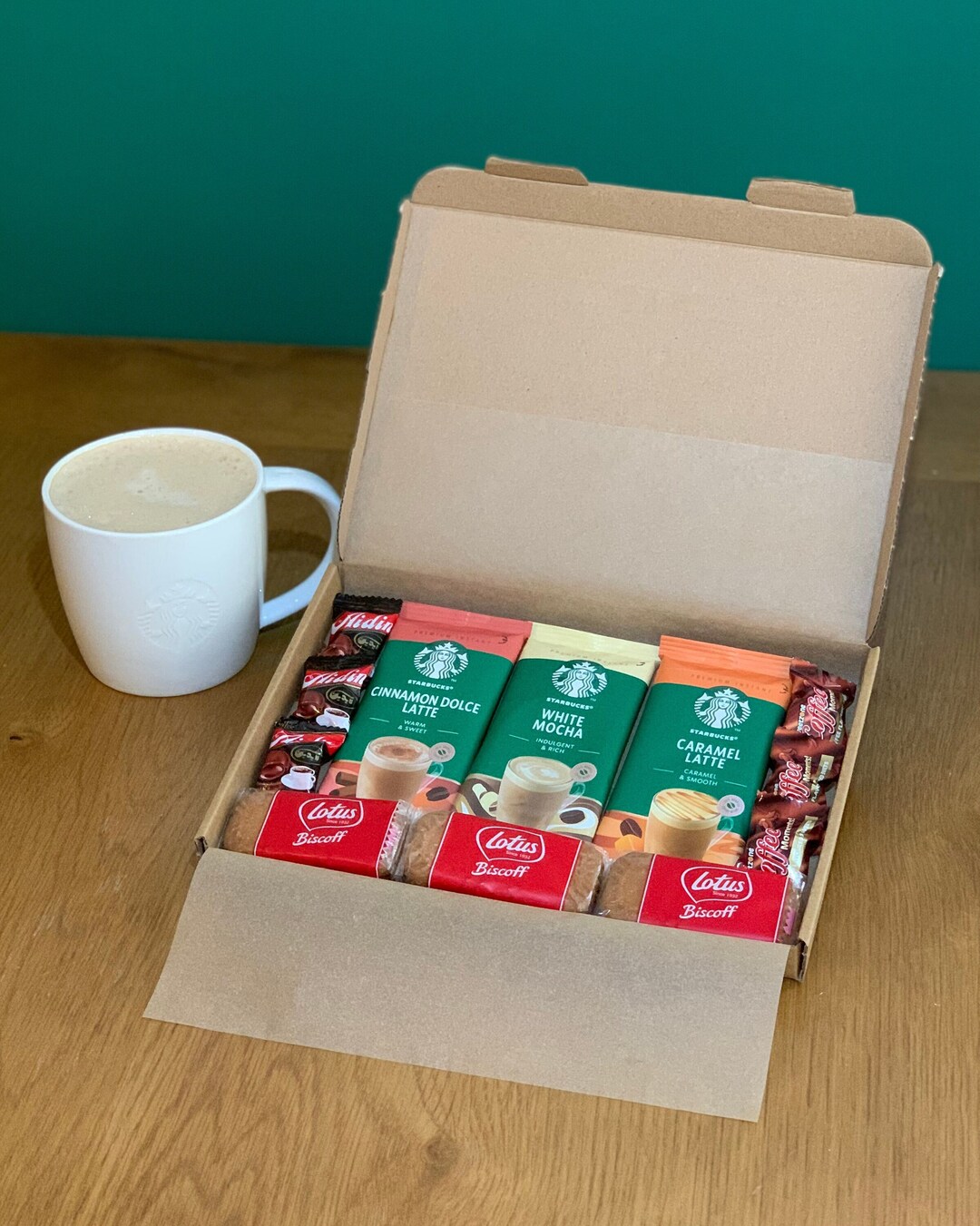 Starbucks Latte Lovers Hamper Treat Box Coffee Sweets & - Etsy UK