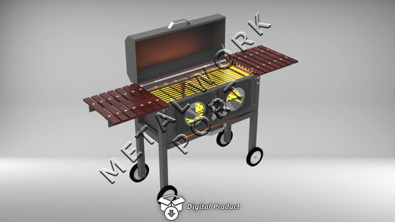 Barbeque Dxf Collapsible BBQ Dxf Smokehouse Dxf Barbeque - Etsy