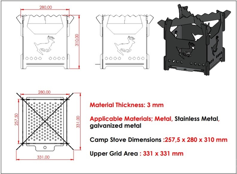 Fire Pit Dxf Outdoor Fire Pit Collapsible Fire Box Laser - Etsy