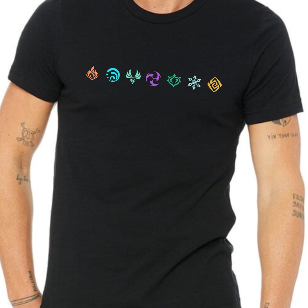 Genshin Impact Shirt Minimalist - Etsy