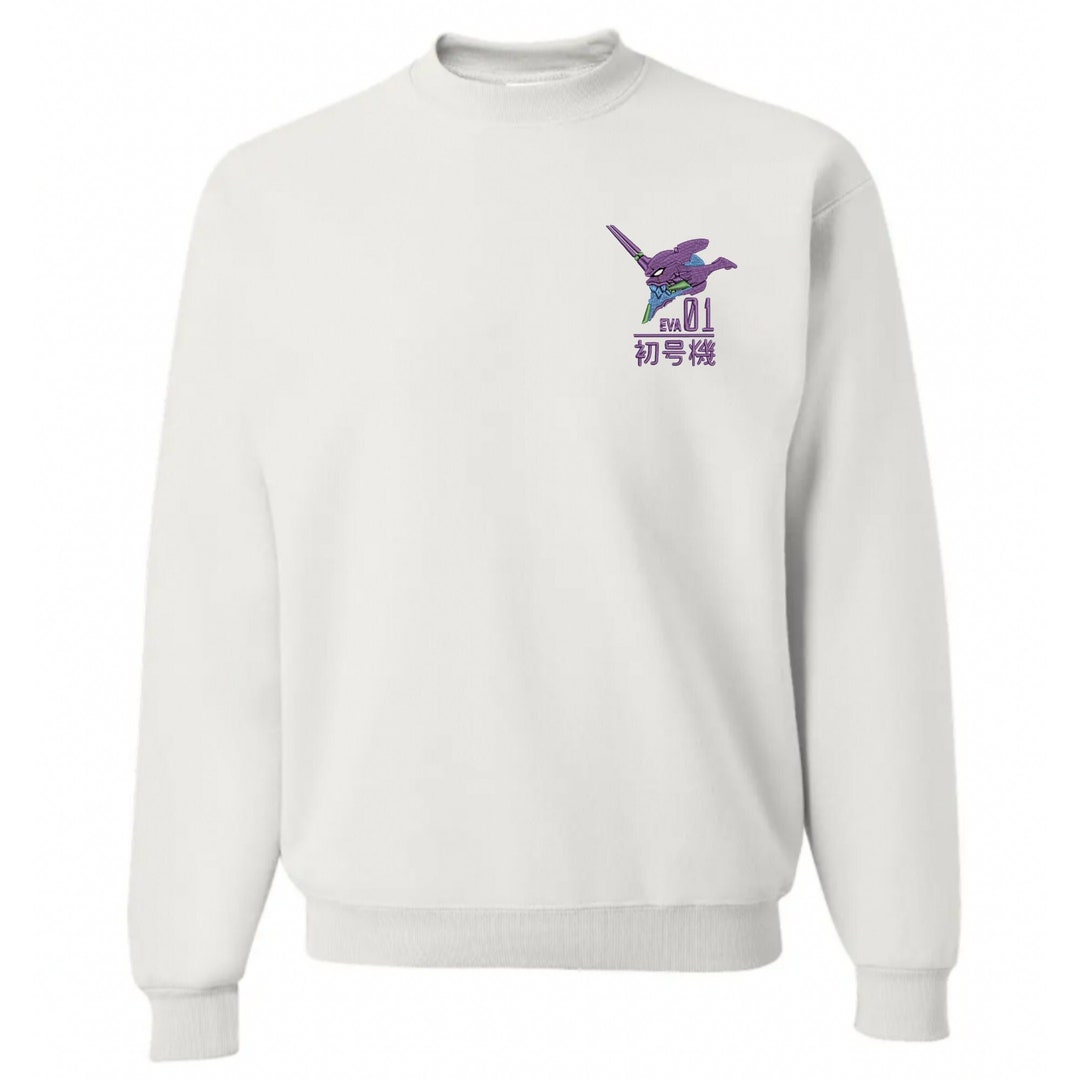 Evangelion EVA-01 Crewneck Neon Genesis Evangelion - Etsy