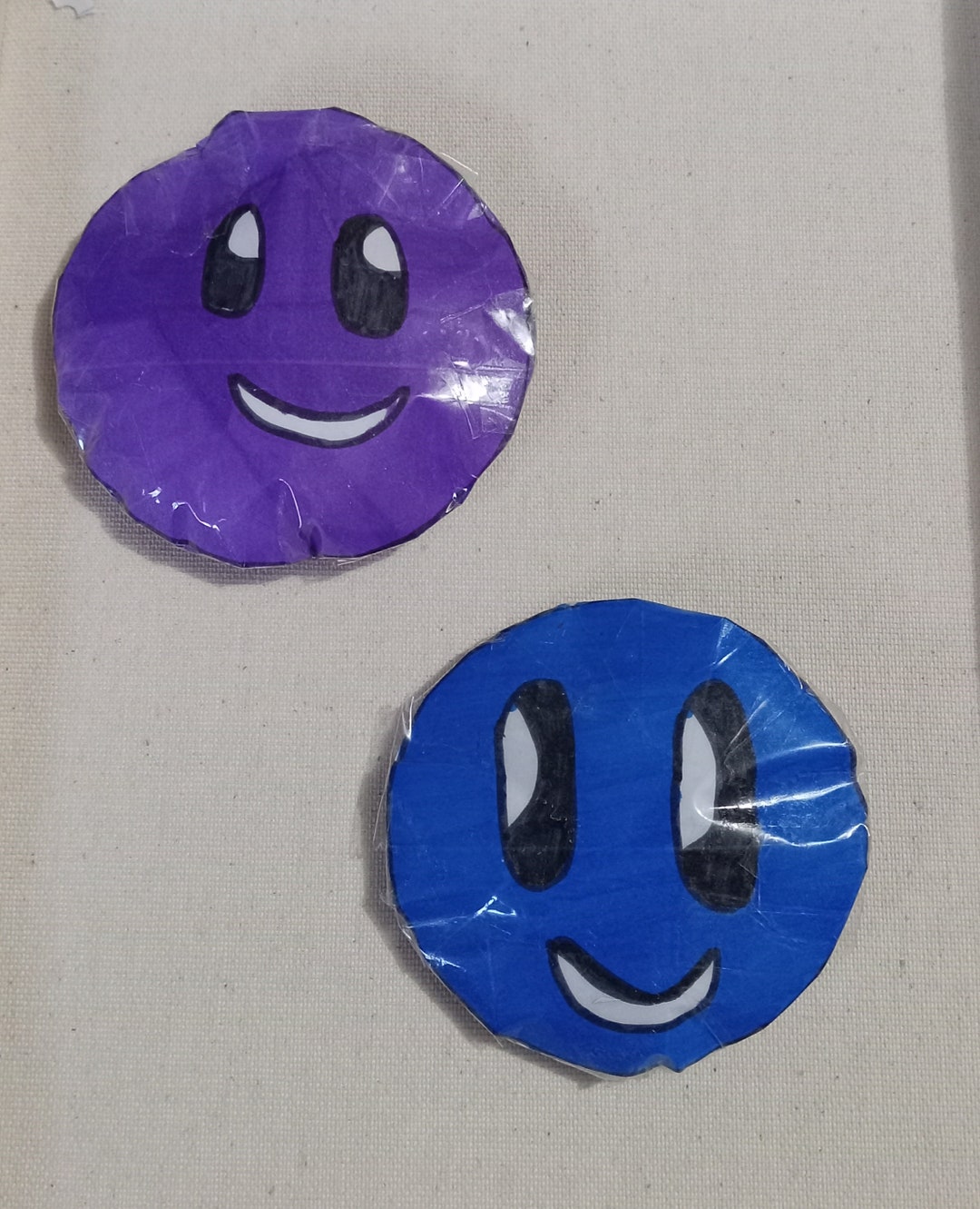 Happy Face Paper Squishy Set of 2, Homemade Squishy - Etsy