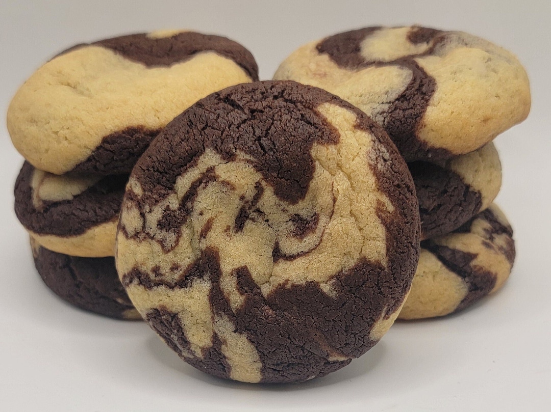 Chocolate Marble Cookies - Etsy