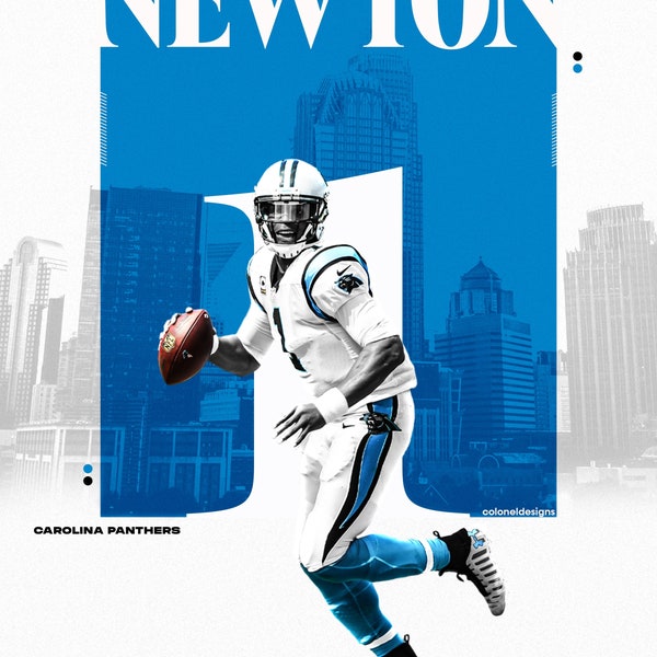 Cam Newton Poster - Etsy