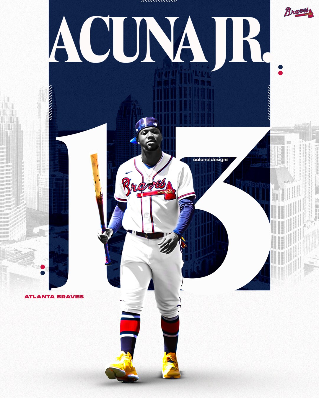 Ronald Acuna Jr. Poster Download - Etsy