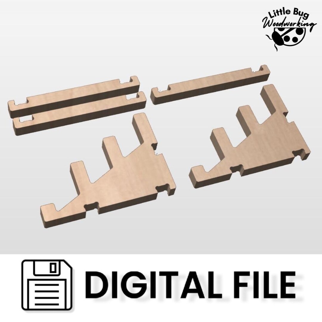 Three Cutting Board Display Stand / CNC File / Pdf Svg & Dxf Files ...