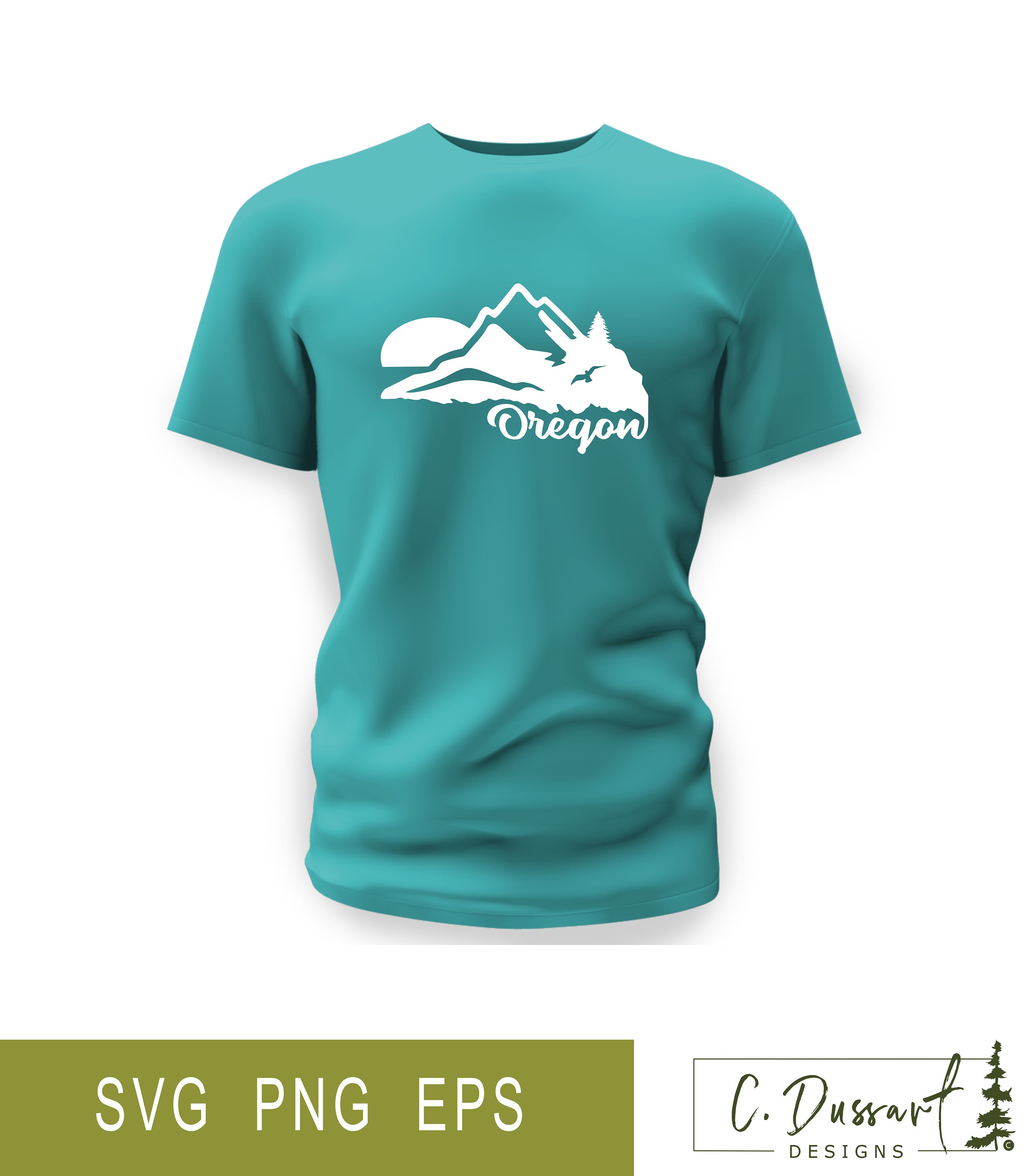State of Oregon SVG Wall Art Car Decal Decor T-shirt Cricut Silhouette ...