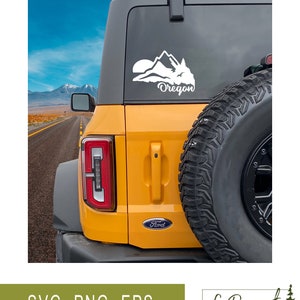 State of Oregon SVG Wall Art Car Decal Decor T-shirt Cricut Silhouette ...