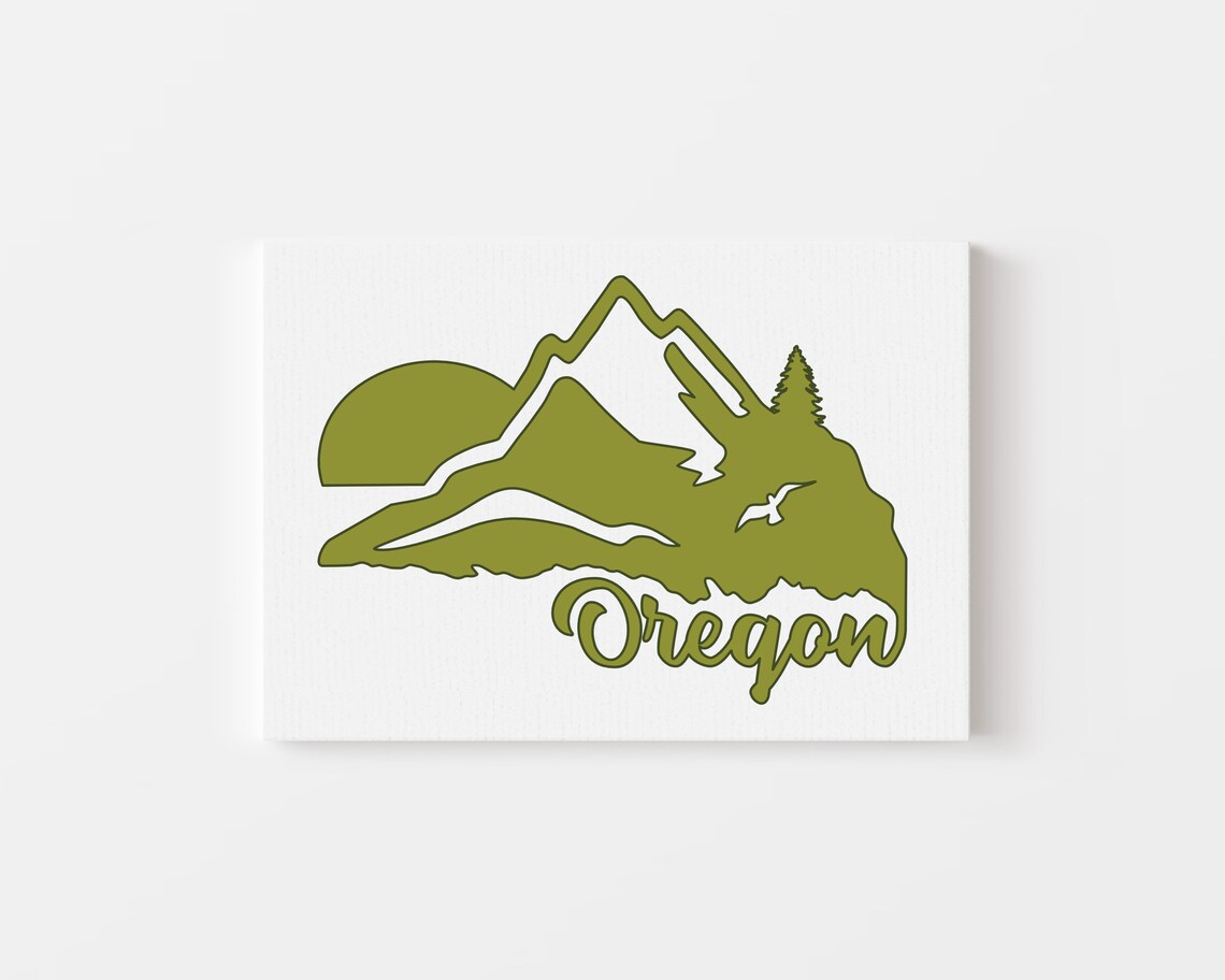 State of Oregon SVG Wall Art Car Decal Decor T-shirt Cricut Silhouette ...