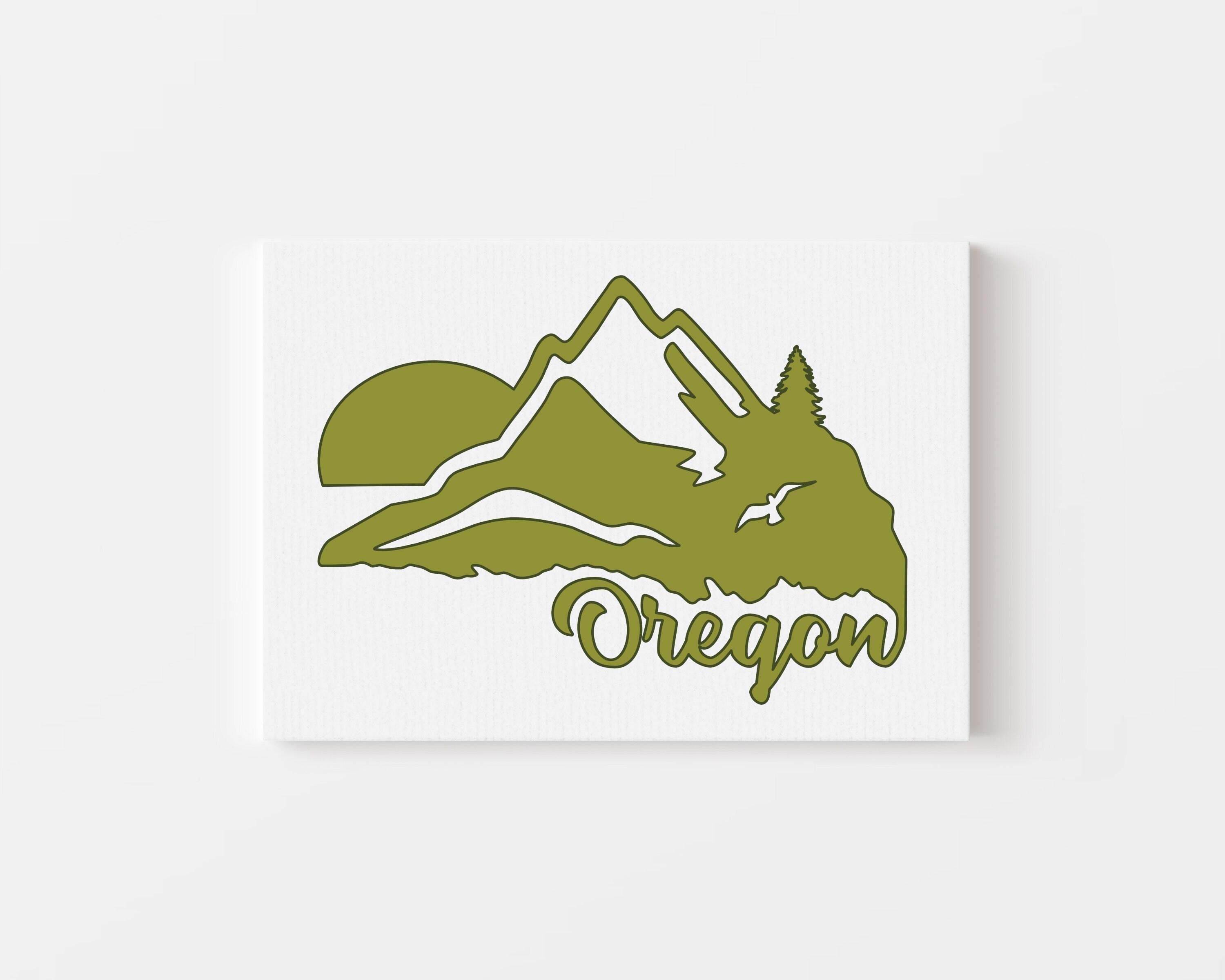 State of Oregon SVG Wall Art Car Decal Decor T-shirt Cricut Silhouette ...