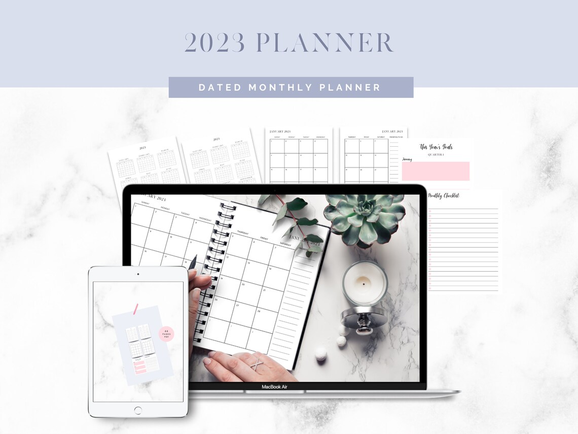 2023 - 2024 Printable Planner PDF, 2023 Calendar, Calendars and ...