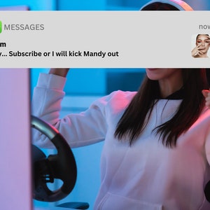 Custom Animated Youtube Subscribe Notification Button Overlay | Custom Text Message for Intro ...