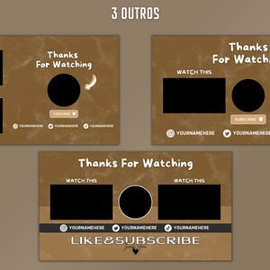 Youtube Branding Kit | Editable Banners, Intros & Outros and Thumbnails ...
